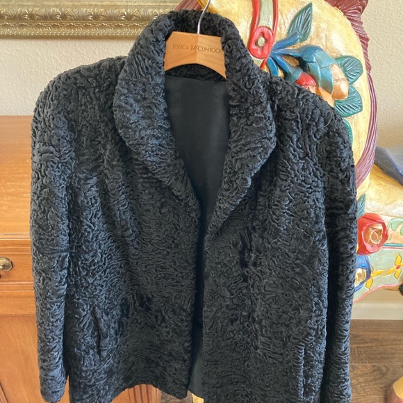 Jackets & Coats | Beautiful Rich Black Persian Wool Jacket | Poshmark